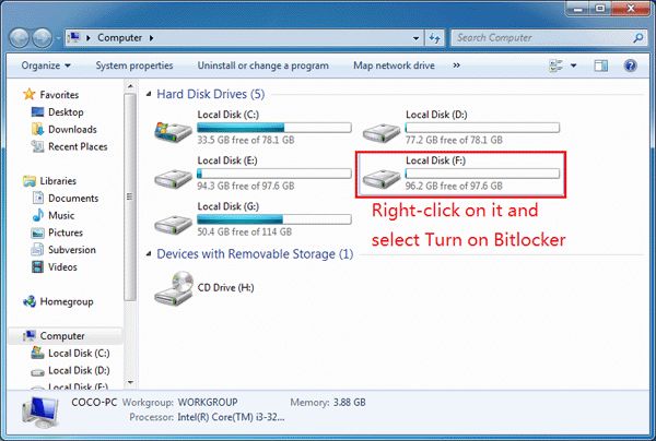Removable disk password protection - greedir