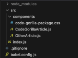 Code Gorilla Create A React Library Accessible From Git Repository