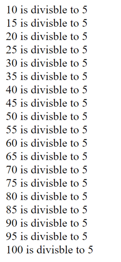 Calculate The Numbers Divisible By A Given Number In A Given Range In Javascript Programming