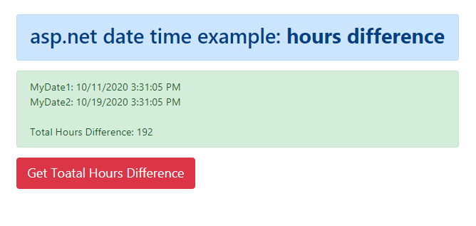 How To Get Hours Between Two Datetimes In C Programming Code Examples