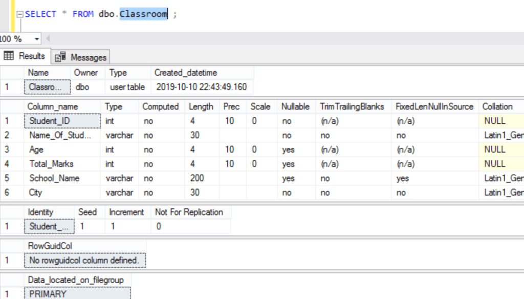 Methods To Find Table Structure In SQL Programming Code Examples methods-to-find-table-structure-in-sql-programming-code-examples