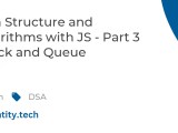 Data Structure And Algorithms With Js Part 3 Stack And Queue Code