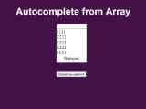 Javascript Jquery Autocomplete Textbox From Array Codehim