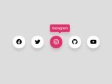 99 Social Media Buttons Html Code Sample Tutorial Codehim