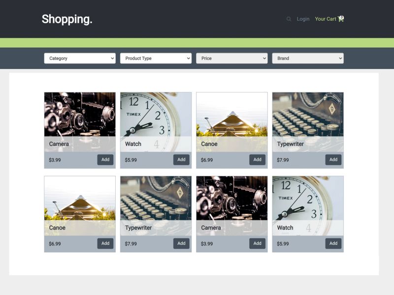 Create Shopping Cart Ui With Css Javascript - Elegant Abstract Pattern - High Resolution