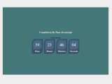 Jquery Countdown Count Up Timer With Callback Fliptimer Codehim