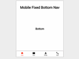 Mobile Bottom Navigation Bar Html Css Codehim
