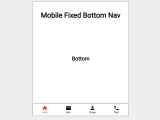 Mobile Bottom Navigation Bar Html Css Codehim