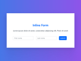 Bootstrap 5 Inline Form Example Codehim