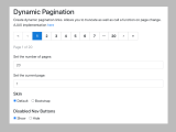 Dynamic Pagination In Javascript Codehim