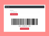 Javascript Barcode Generator Code With Example Codehim