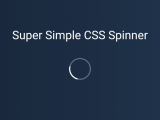 Css Loading Spinner Example Codehim