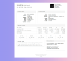 Simple Invoice Template Html Css Codehim