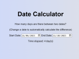 Javascript Elapsed Time Between Two Dates Codehim