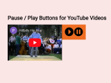 Custom Play Pause Button For Youtube Video Codehim