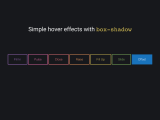 Html Button Hover Effects With Box Shadow Codehim