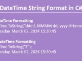 C Datetime Format Yyyy Mm Dd Codeindotnet
