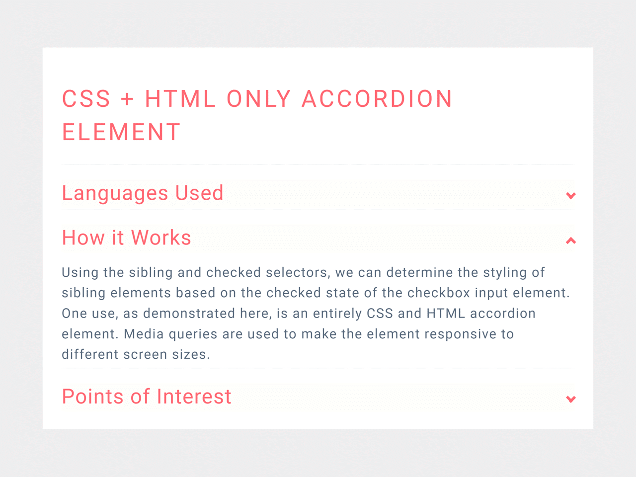 6 Accordion Projects With Source Code — Codepel