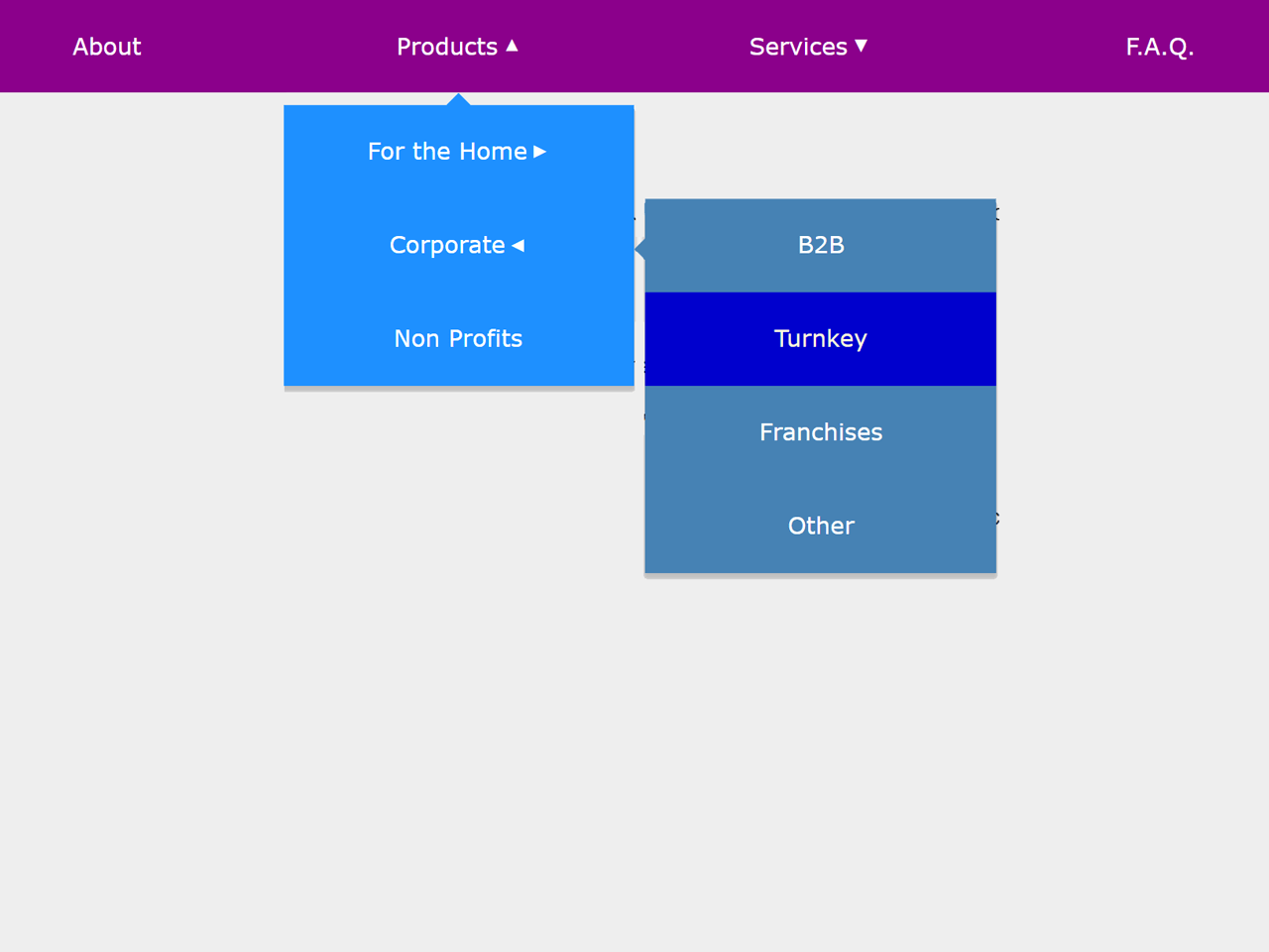 CSS Only Responsive Multi-level Mega Menu — CodePel