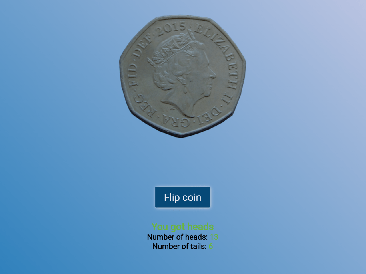 JavaScript Coin Flip Animation — CodePel