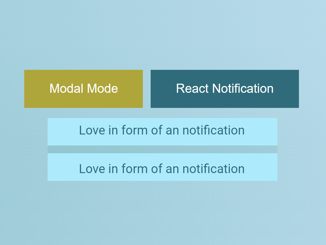 React Notification Example — CodePel