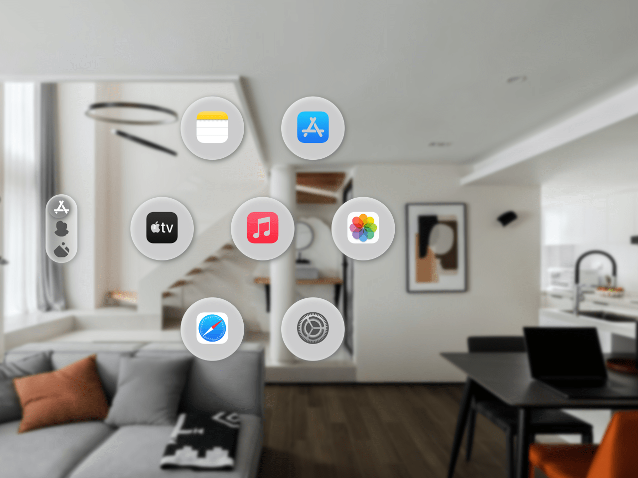 Apple Vision Pro UI in JavaScript — CodePel