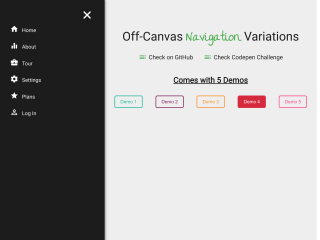 Feature-rich Off Canvas Menu using JavaScript — CodePel