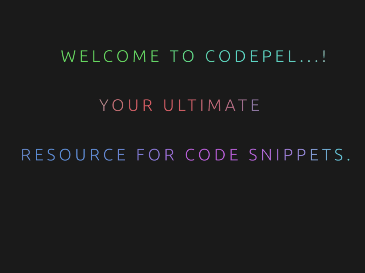 Gradient Text Effect Using CSS — CodePel