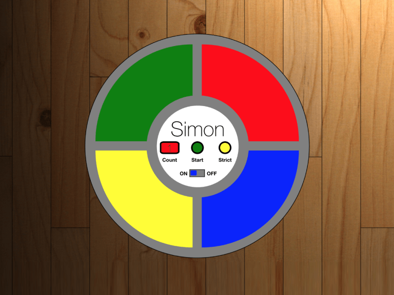 Simon Game JavaScript Code — CodePel