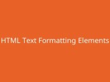 Html Text Formatting Elements Codesbright