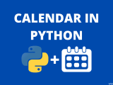 Calendar In Python