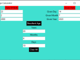 Build An Age Calculator Using Python Tkinter Codespeedy