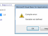 Declaration And Assignment Of Variables And Constants In Visual Basic