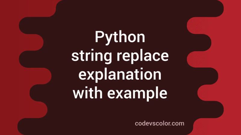 Python String Replace Method Learn By Example - Elegant Retina Landscape Pictures | Free Download
