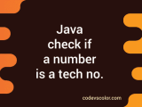 Java Program To Check If A Number Is A Tech Number Or Not Codevscolor