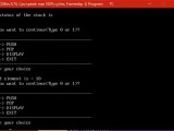 C Program Stack Operations Project Code With C