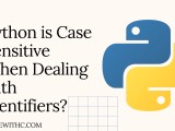 Python Is Case Sensitive When Dealing With Identifiers Code With C
