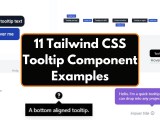 11 Tailwind Css Tooltip Component Examples