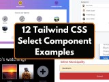 12 Tailwind Css Select Component Examples