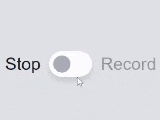 Create A Recording Toggle Switch Using Html Css And Javascript