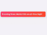 Create Alert Ticker Using Html Css And Javascript
