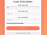 Create Loan Calculator Using Html Css And Javascript