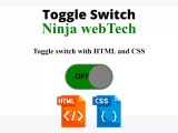 Toggle Switch Using Css At Jared White Blog