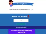 Number Guessing Game Using Javascript
