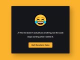 Create Random Joke Generator In Html Css Javascript