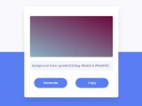 Random Gradient Generator With Css Javascript