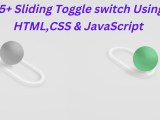 15 Sliding Toggle Switch Using Html Css Javascript