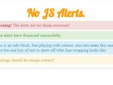 Custom Warning Alert Notification Using Html Css