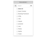 Bootstrap Multiselect Free Examples Templates Tutorial 54 Off