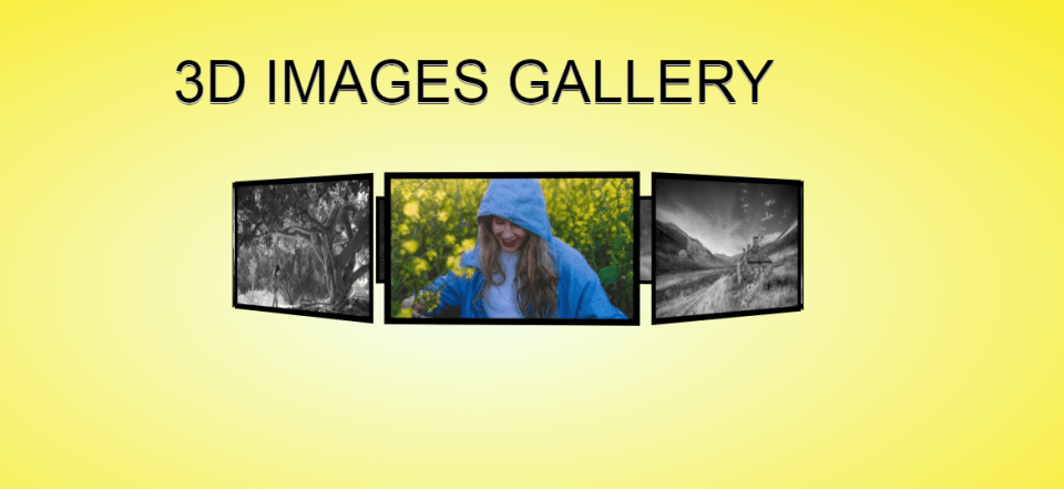 Creating 3D Rotating Image Gallery with CSS - CodexWorld